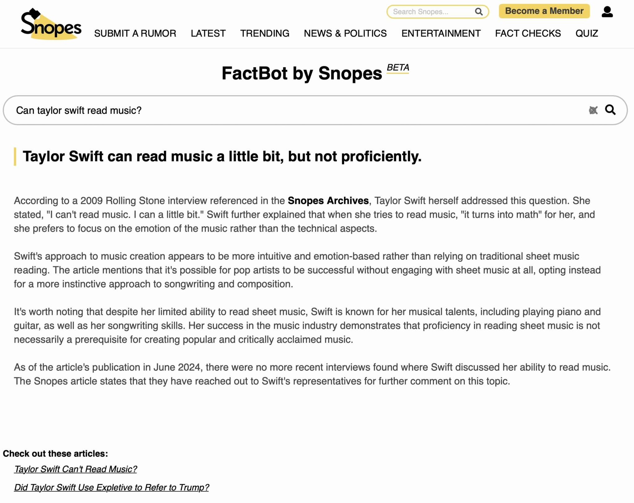 Snopes Launches FactBot, an AI Service to Fact-Check Your Questions – DxHub